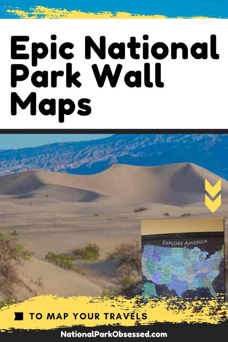Epic US National Park Wall Maps To Help You Keep Track Of Your Travels ...