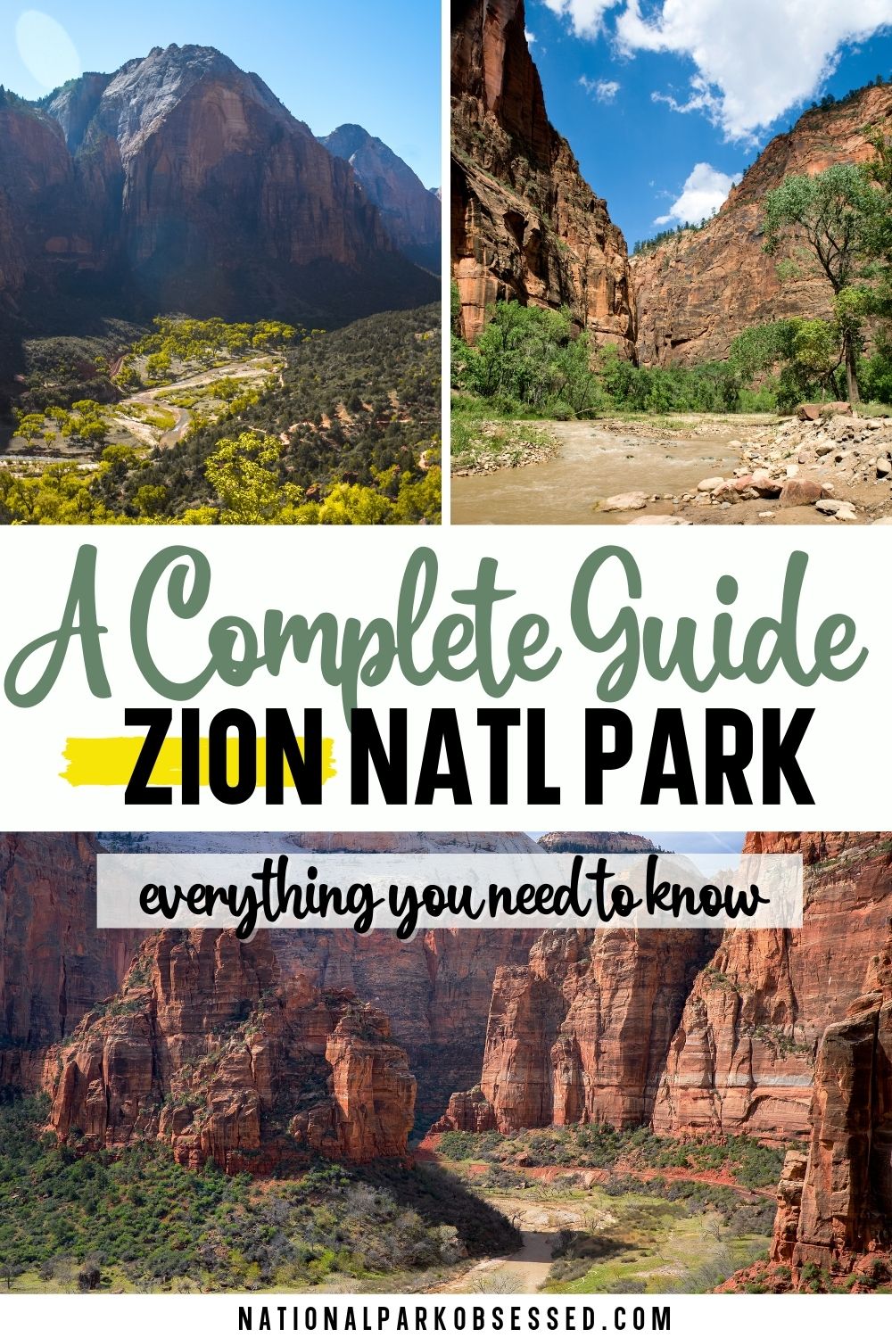 Visiting Zion National Park: The Complete Guide For 2024 - National ...