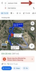 Google Maps Road Closure Hack For Summer National Park Road Trip ...